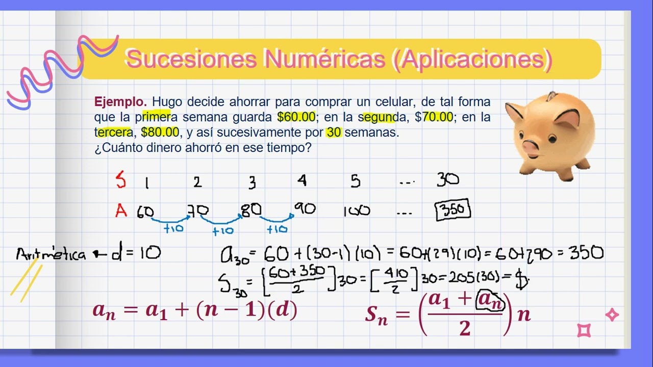 Cuáles son los conceptos y aplicaciones de sucesiones y series
