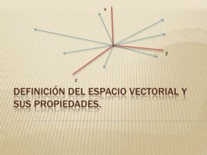 Definición de espacio vectorial y sus propiedades clave