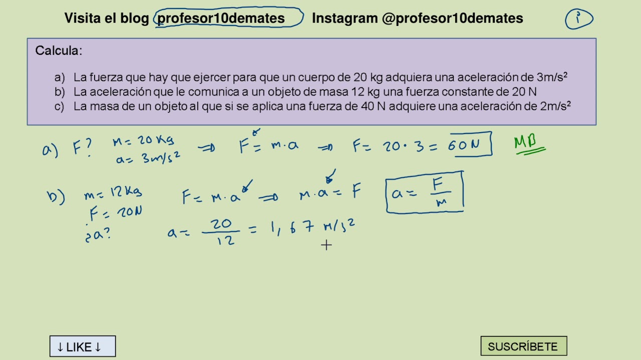 Leyes de Newton: Ejercicios Resueltos para Aprender