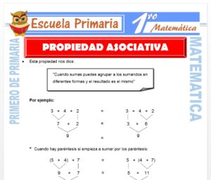 Qué ejemplos y ejercicios hay sobre la propiedad asociativa